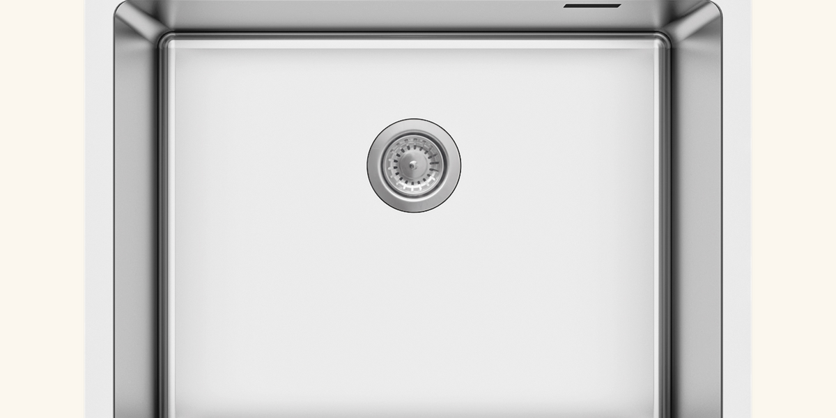 Evier inox Luisina JAVA 1 bac 550x505 • Cuisissimo