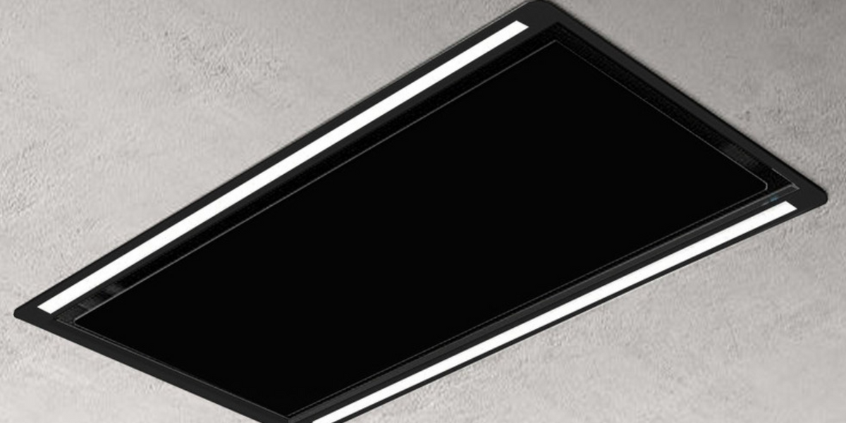 Hotte plafonnier finition noir HILIGHT-X Elica h30 PRF0146245A • Cuisissimo