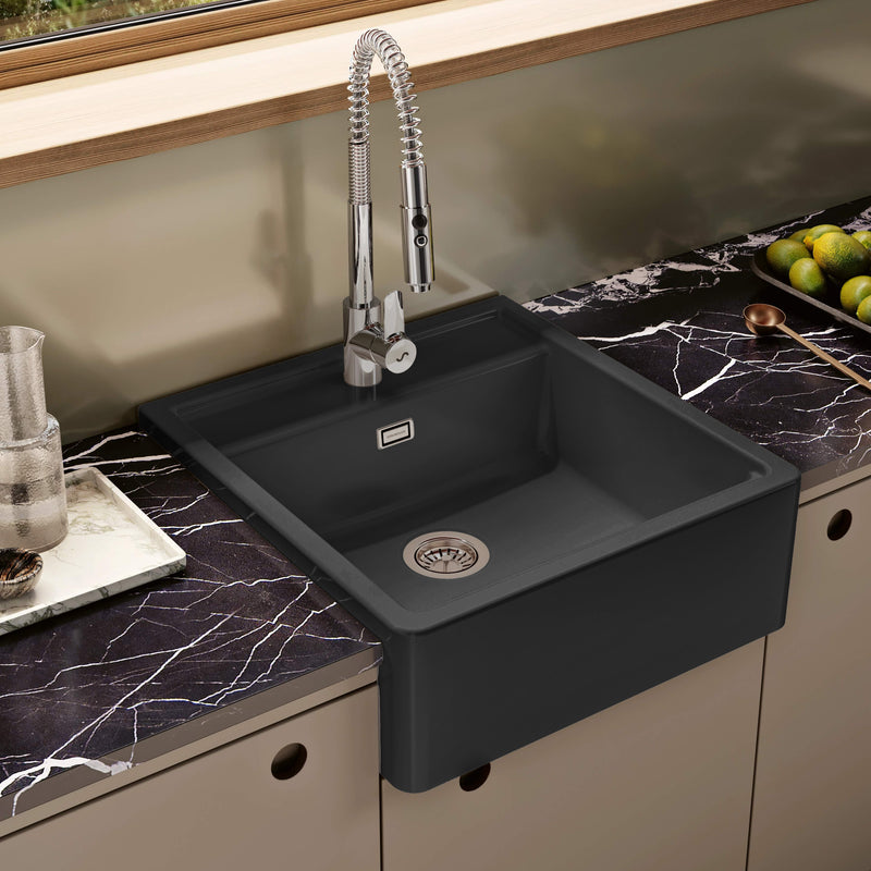Robinet Douchette Luisina inox massif PVD doré LENA RC304NDO018 ...