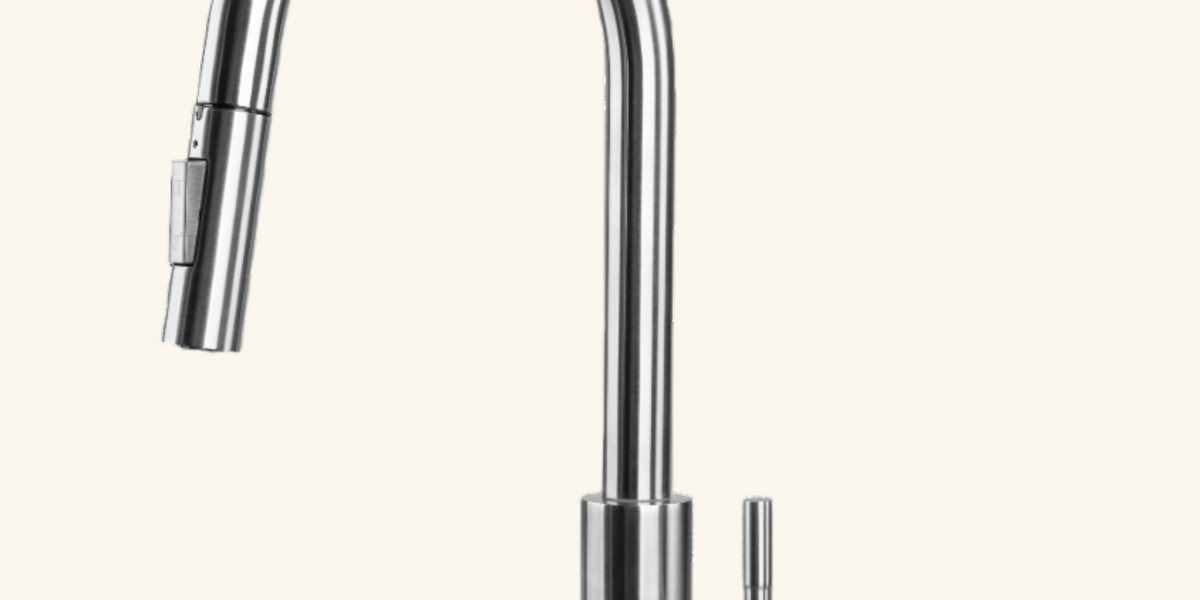 Robinet douchette inox massif Luisina MARCEAU – Robuste • Cuisissimo